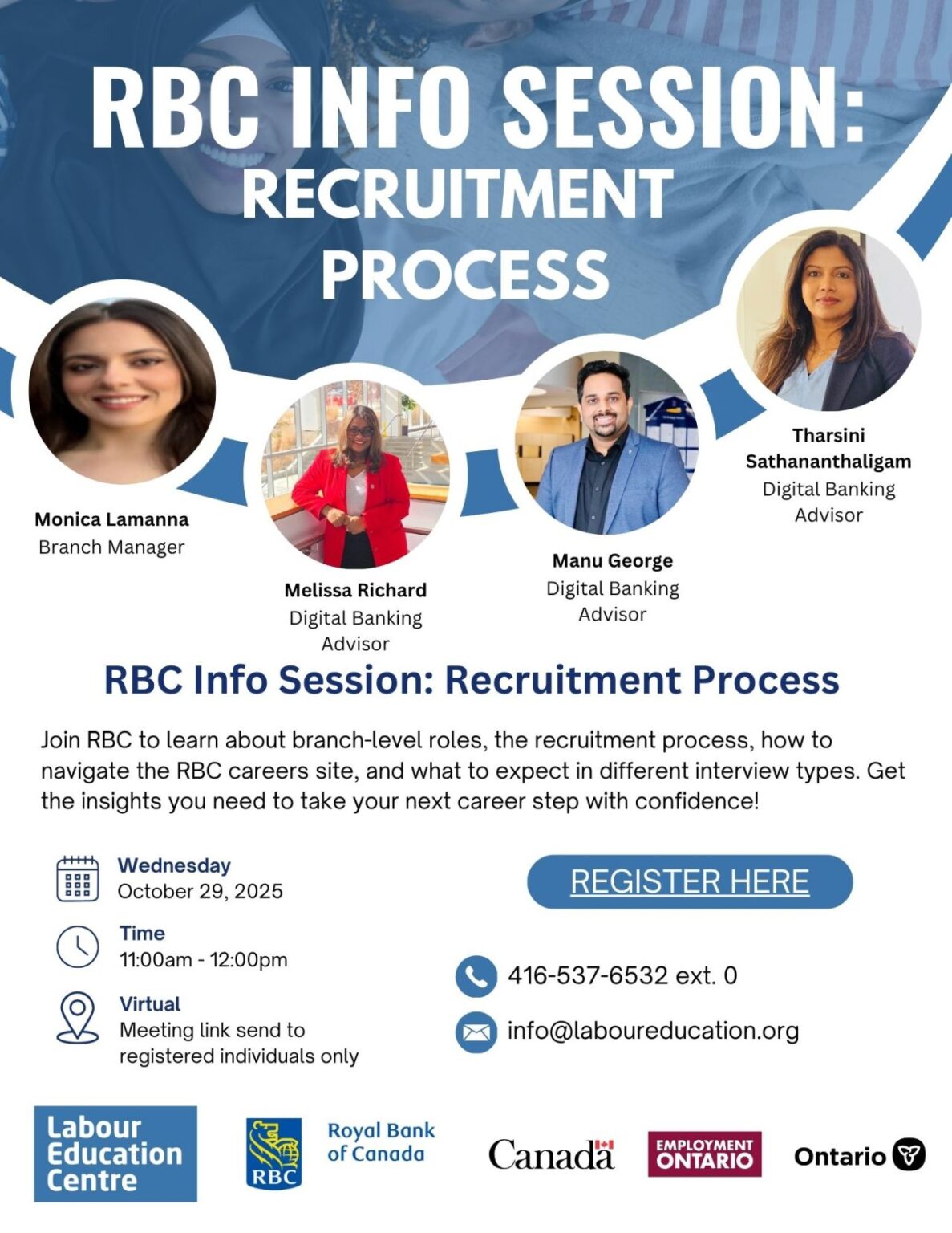 RBC Info Session: Recruitment Process – Labour Education Centre